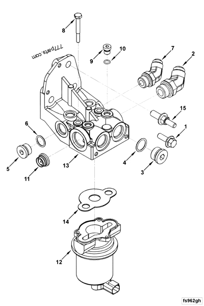 3964387 Transfer pump bracket - Cummins spare part | 777parts.com