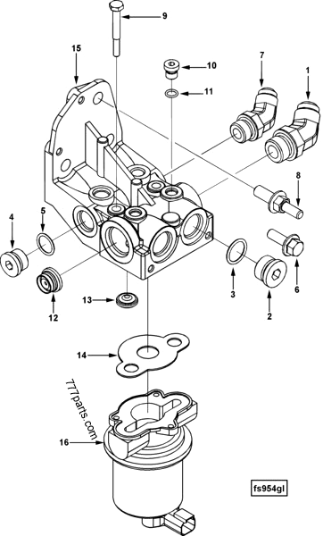 3964387 Transfer pump bracket - Cummins spare part | 777parts.com