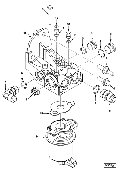 3964387 Transfer pump bracket - Cummins spare part | 777parts.com