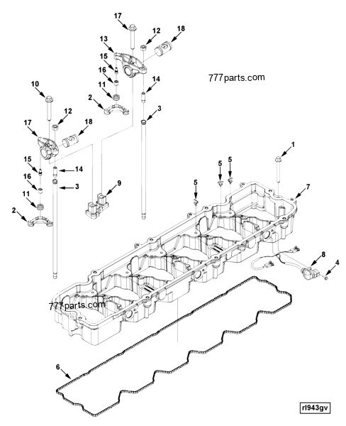 3964722 Rocker lever socket - Cummins spare part | 777parts.com