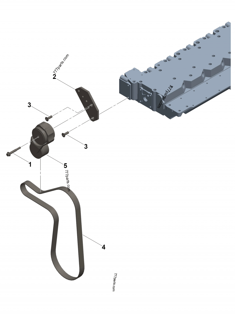 3967190 Belt tensioner - Cummins spare part | 777parts.com