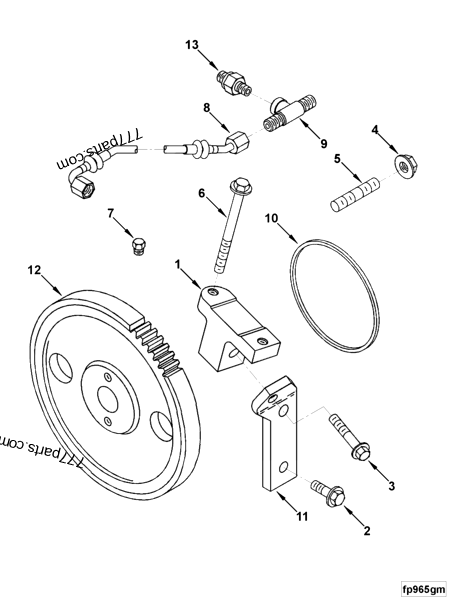3969698 O ring seal - Cummins spare part | 777parts.com