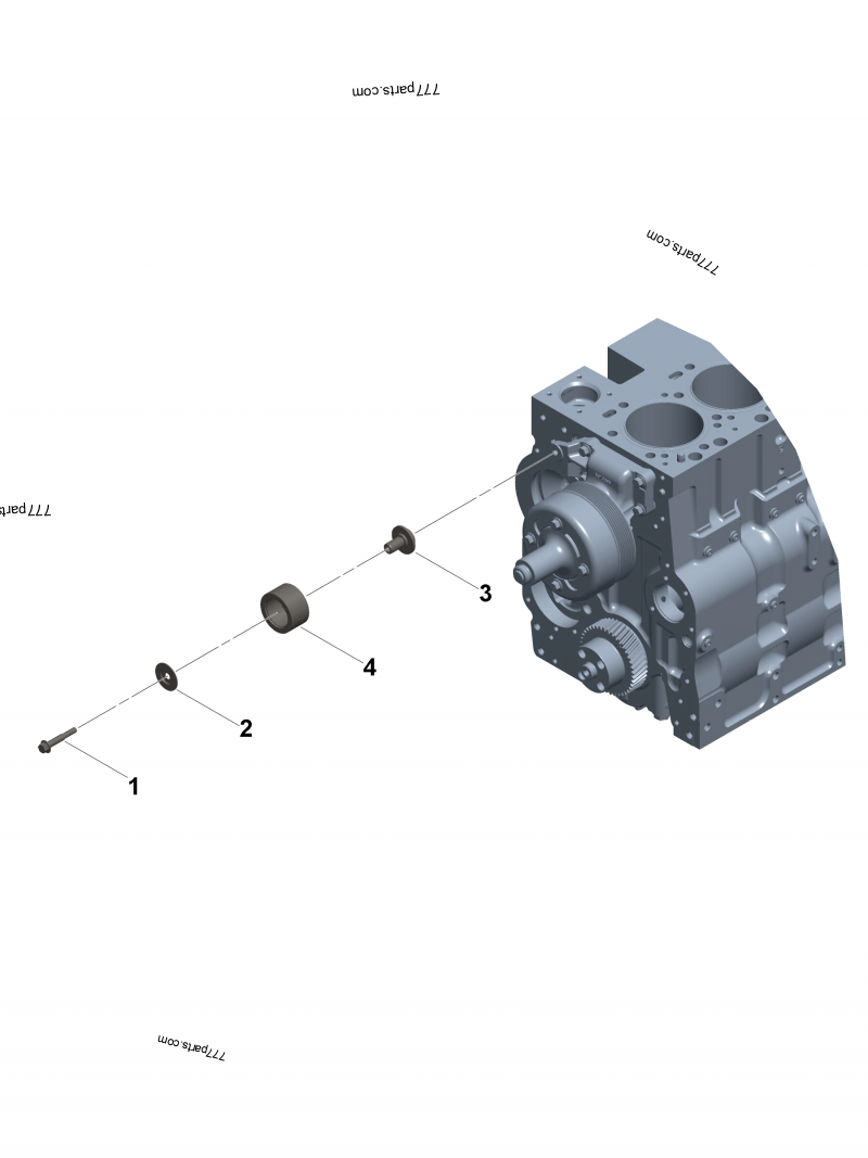 3970737 Idler pulley - Cummins spare part | 777parts.com