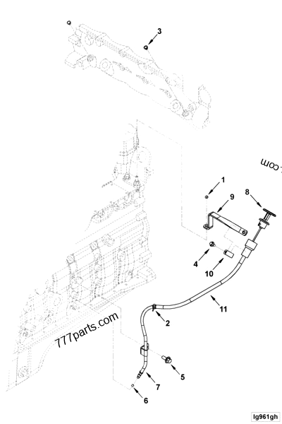 3973324 Oil gauge tube - Cummins spare part | 777parts.com