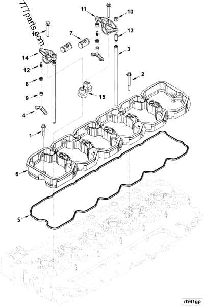 3974981 Rocker lever housing - Cummins spare part | 777parts.com