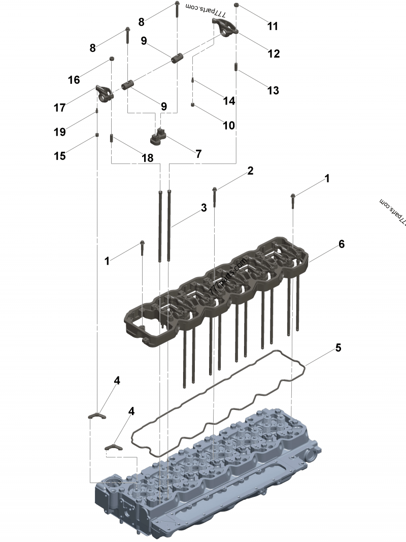 3974981 Rocker lever housing - Cummins spare part | 777parts.com