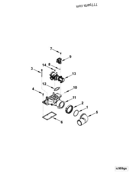 3978072 Connection gasket - Cummins spare part | 777parts.com