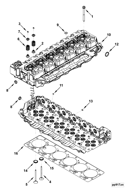 3978381 Cylinder head gasket - Cummins spare part | 777parts.com
