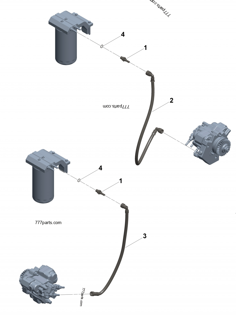 3999824 Flexible hose - Cummins spare part | 777parts.com