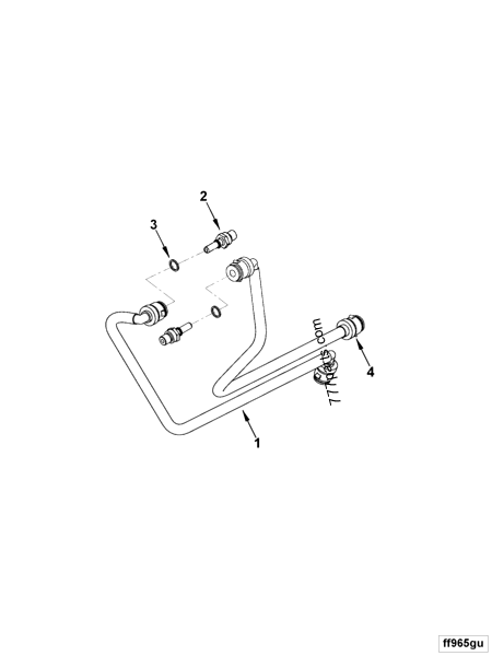 3999824 Flexible hose - Cummins spare part | 777parts.com