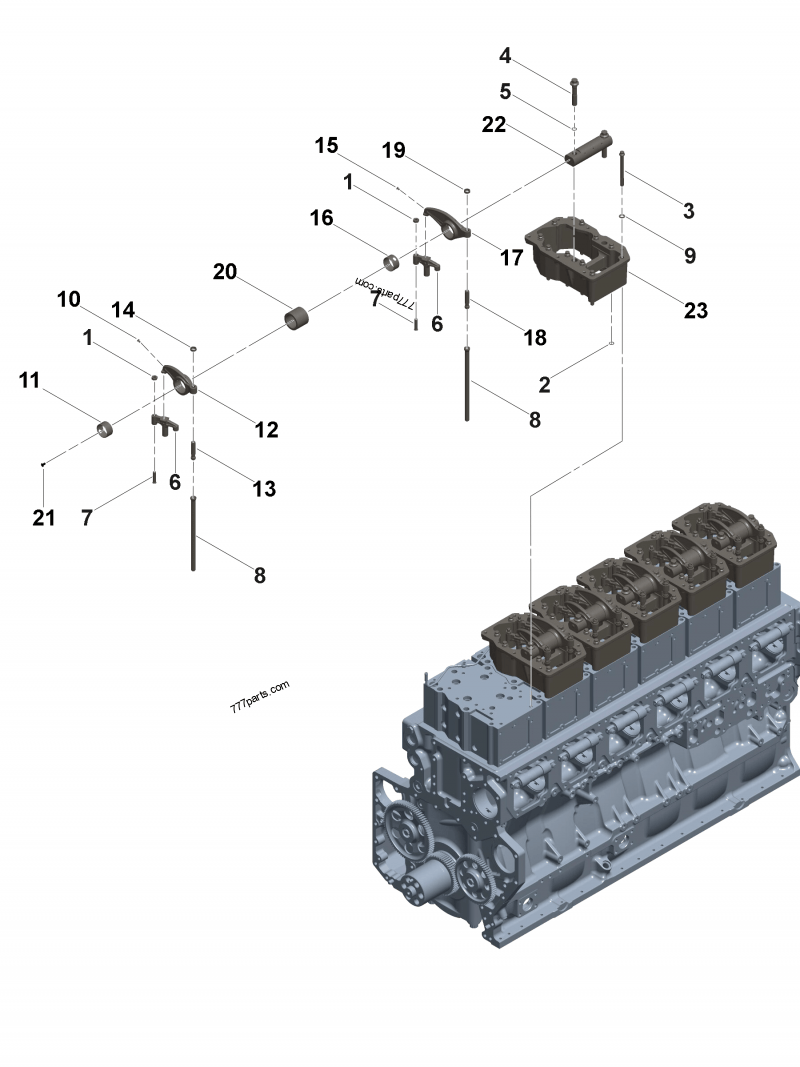 4006209 Rocker lever - Cummins spare part | 777parts.com
