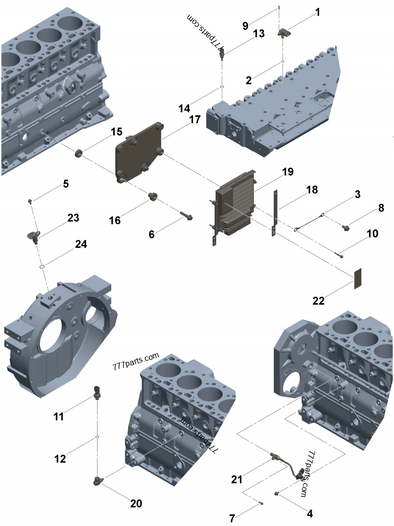 4010519 O ring seal - Cummins запчасть для спецтехники | 777parts.com