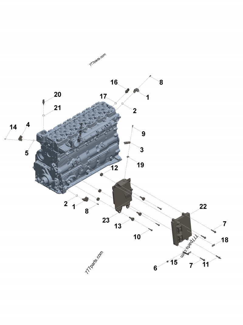 4010519 O ring seal - Cummins запчасть для спецтехники | 777parts.com
