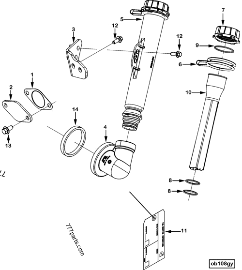2869220 Cover retainer - Cummins spare part | 777parts.com