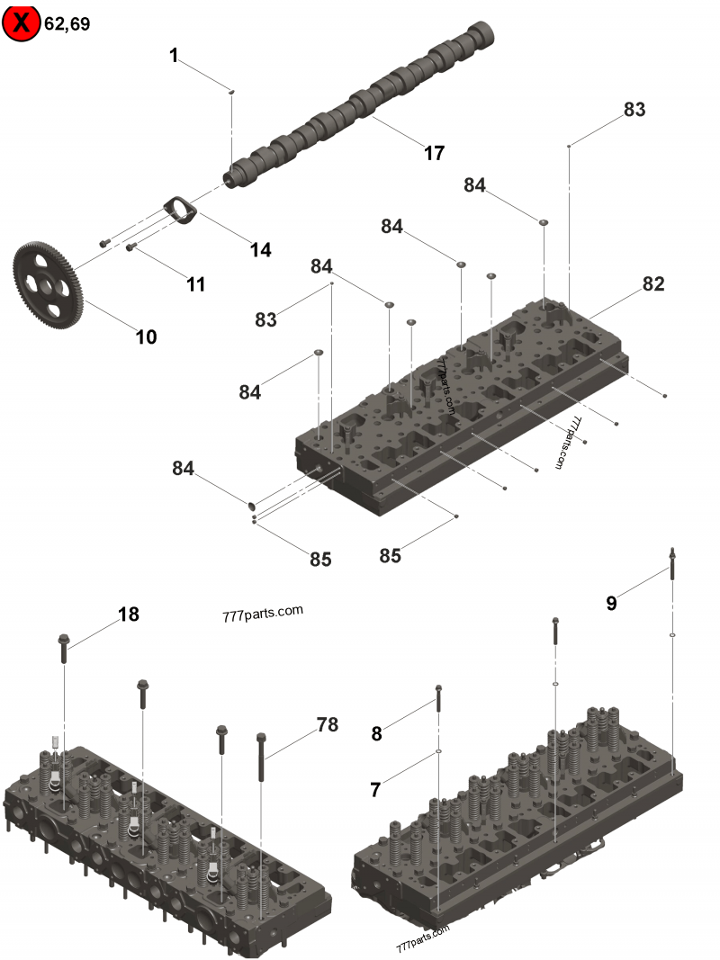 4026225 Injector cup - Cummins spare part | 777parts.com