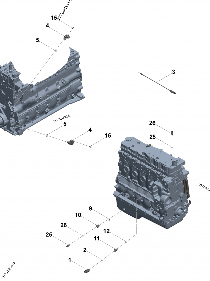 2872254 Pressure sensor - Cummins spare part | 777parts.com