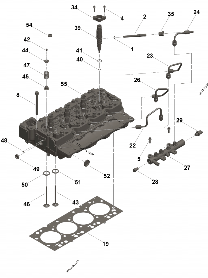 2872288 Injector fuel supply connector - Cummins spare part | 777parts.com