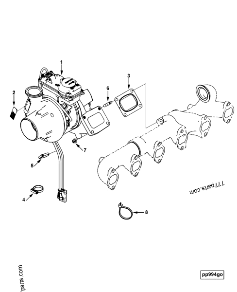 4032766 Variable geometry turbocharger actuator service kit - Cummins ...