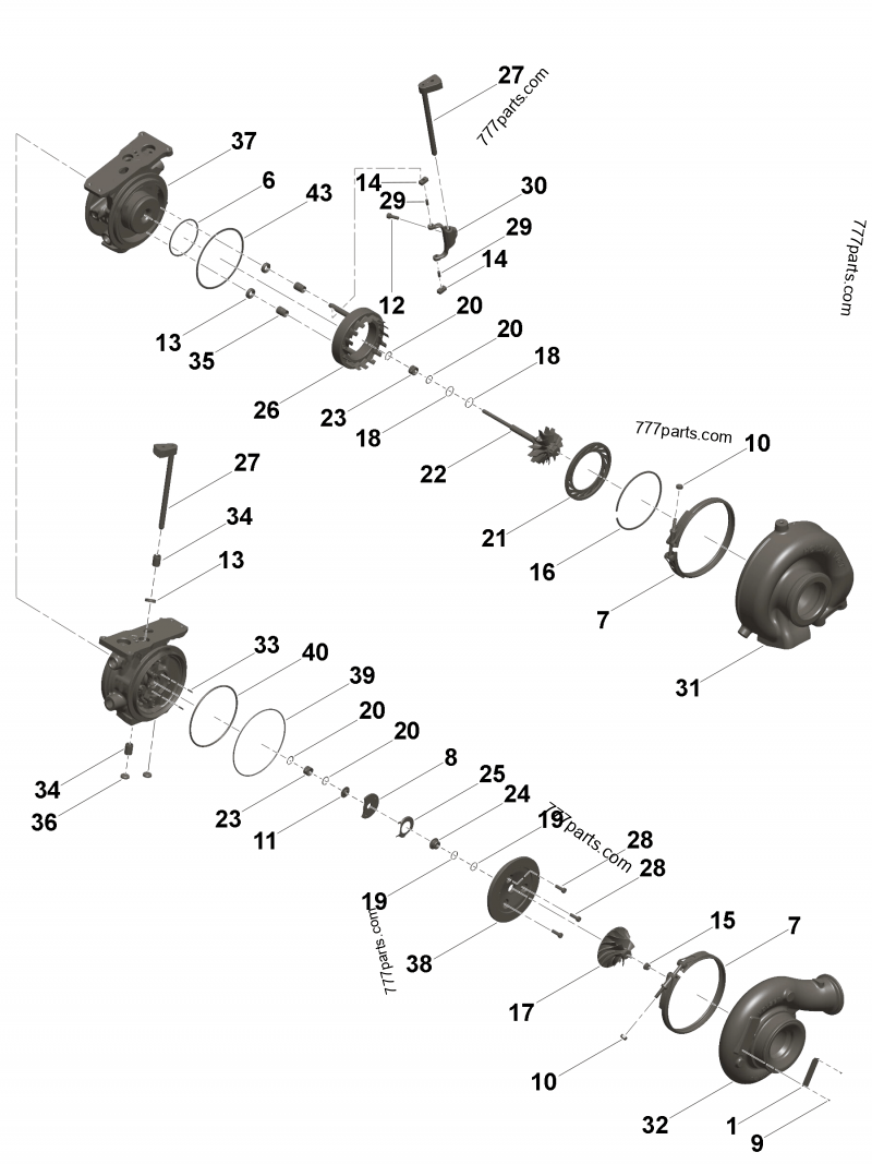4034394 Variable geometry turbocharger actuator service kit - Cummins ...