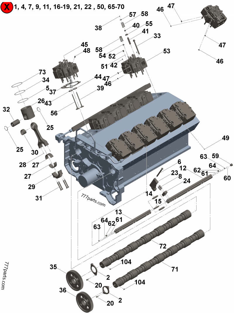 4080333 Valve insert - Cummins spare part | 777parts.com