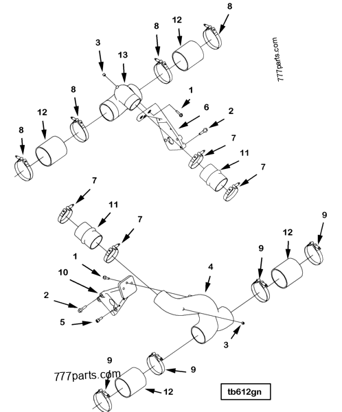 4080609 Hump hose - Cummins spare part | 777parts.com