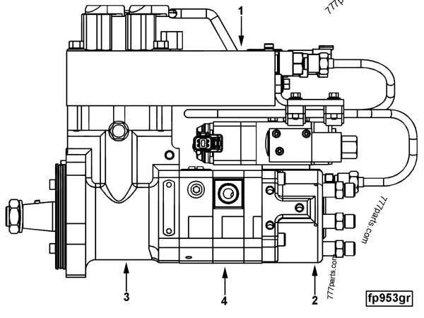 4087976 Injection control valve distributor - Cummins spare part ...