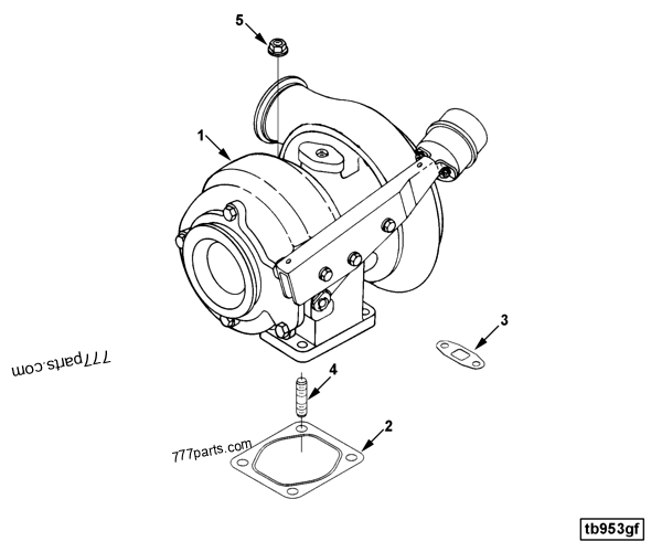 4089274 Heat exchanger40w turbocharger - Cummins spare part | 777parts.com