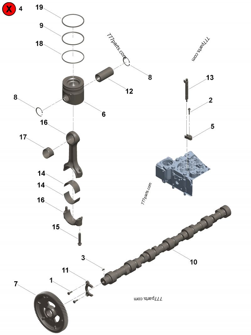 4089278 Injector - Cummins spare part | 777parts.com