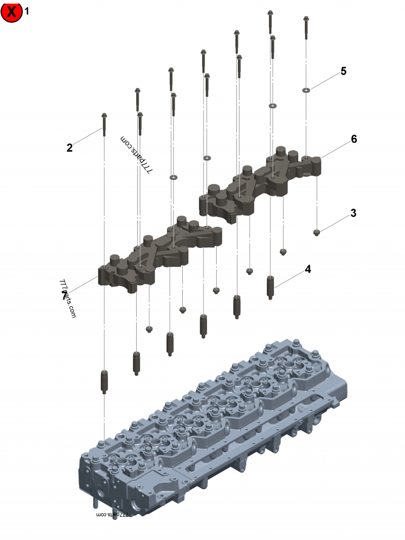4089626 Engine brake repair kit - Cummins spare part | 777parts.com