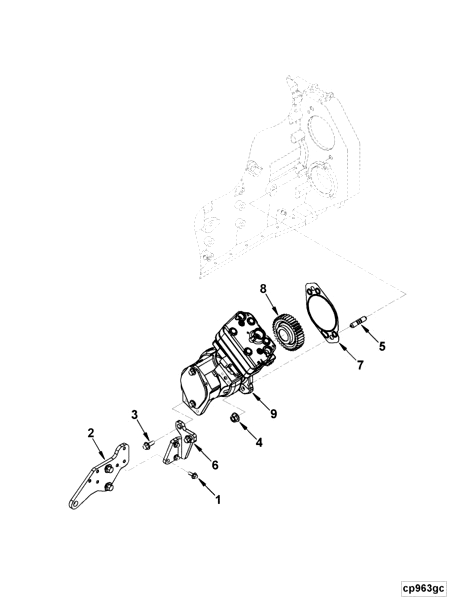 4089686 Compressor repair kit - Cummins spare part | 777parts.com