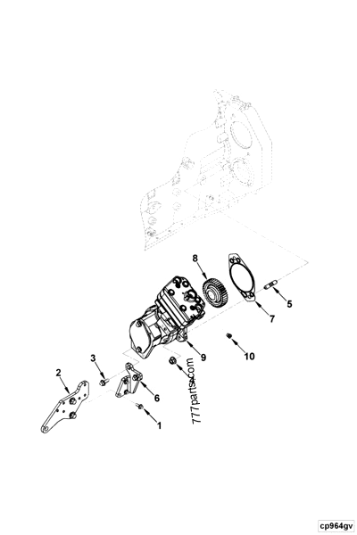 4089686 Compressor repair kit - Cummins spare part | 777parts.com
