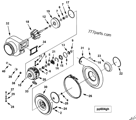 4089809 Heat exchanger82 drying turbocharger - Cummins spare part ...