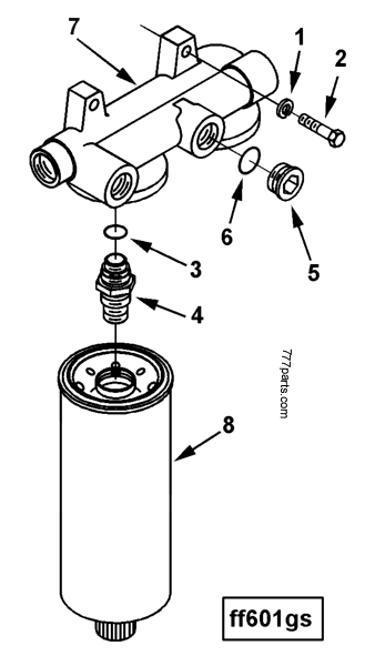 4095189 Fuel water separator - Cummins spare part | 777parts.com