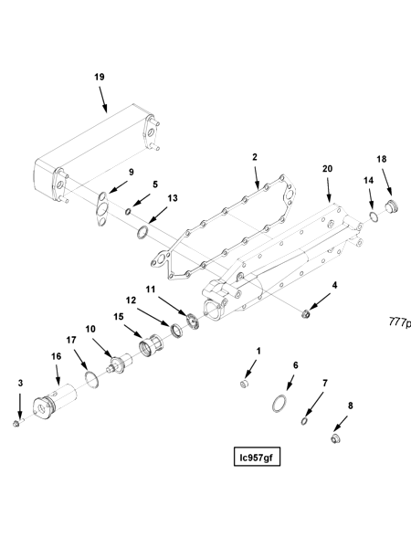 4095541 O ring seal - Cummins spare part | 777parts.com