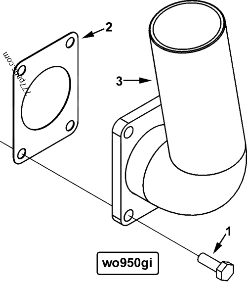 4095546 Cover plate gasket - Cummins spare part | 777parts.com