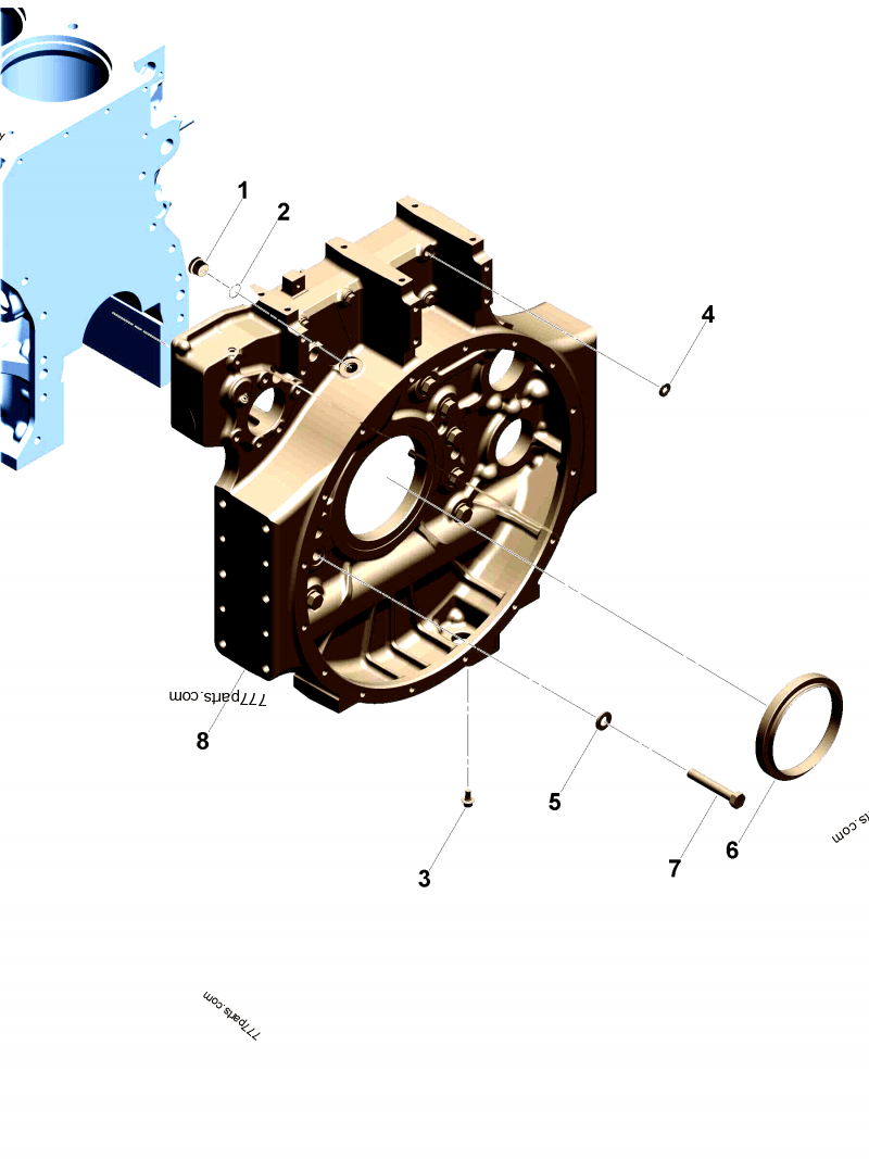 4095800 Oil seal - Cummins spare part | 777parts.com