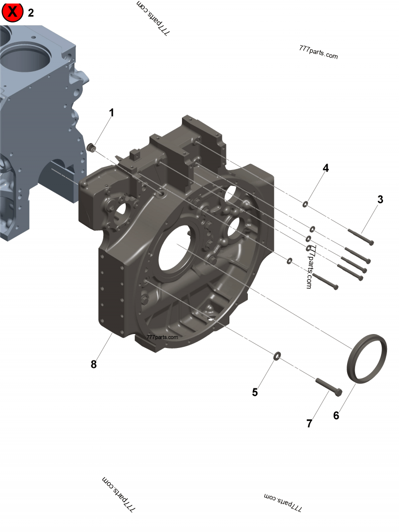 4095800 Oil seal - Cummins spare part | 777parts.com