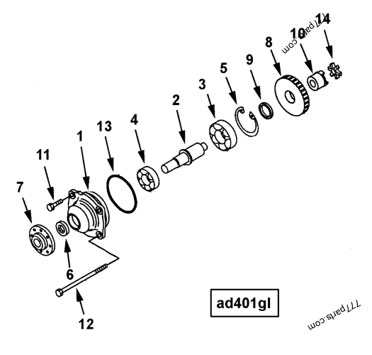 4095995 Drive shaft adapter - Cummins spare part | 777parts.com