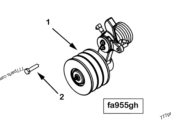 4096529 Assembly,pulley tensioner - Cummins spare part | 777parts.com