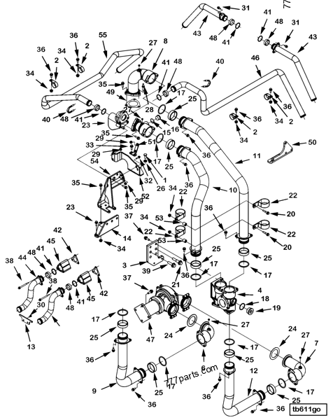 4097835 Water pump - Cummins spare part | 777parts.com