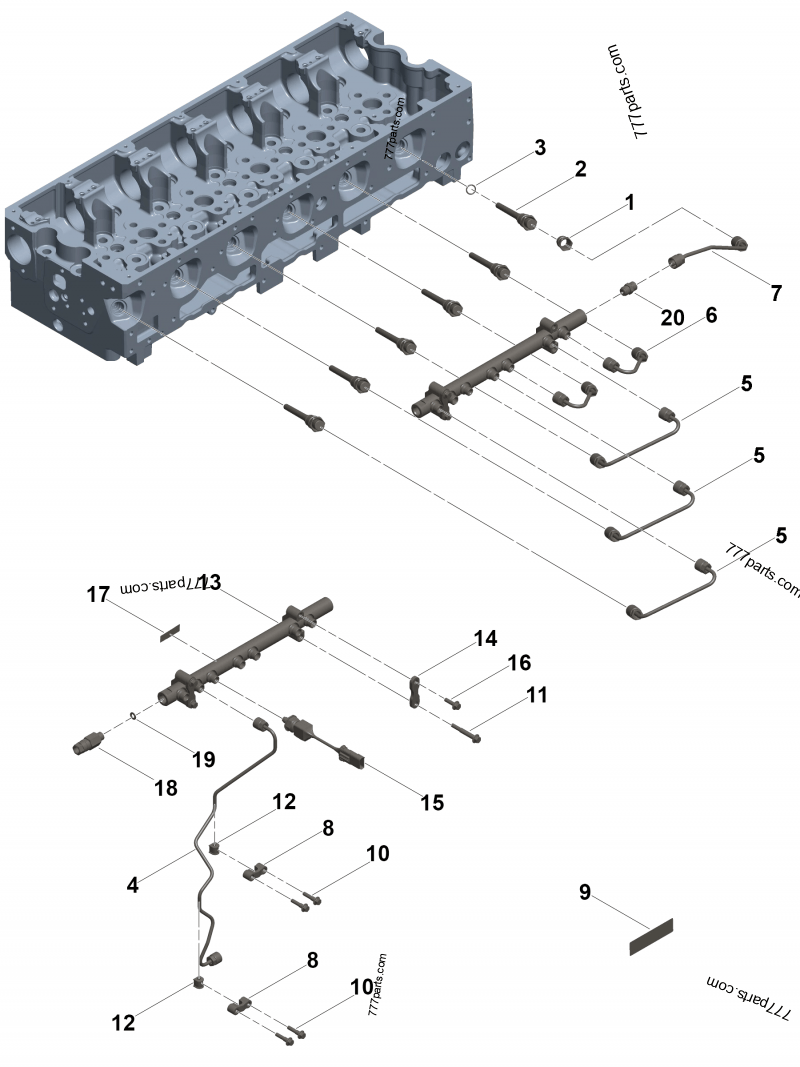 4307128 Accumulator - Cummins spare part | 777parts.com