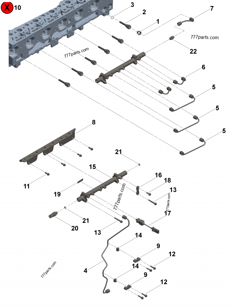 4307226 Pressure relief valve - Cummins spare part | 777parts.com