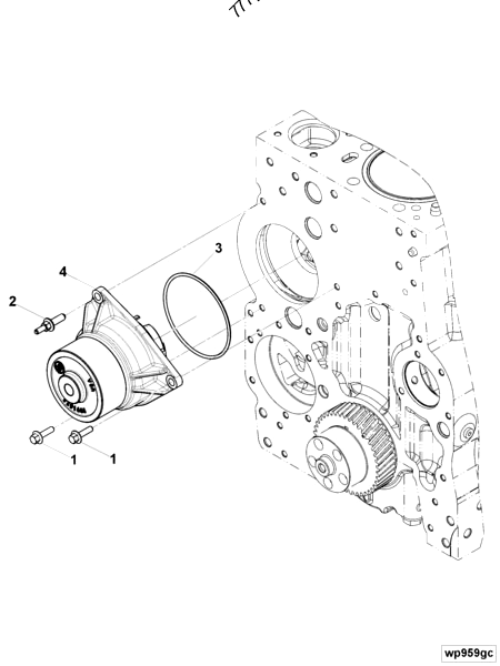 4309344 Water pump kit - Cummins spare part | 777parts.com