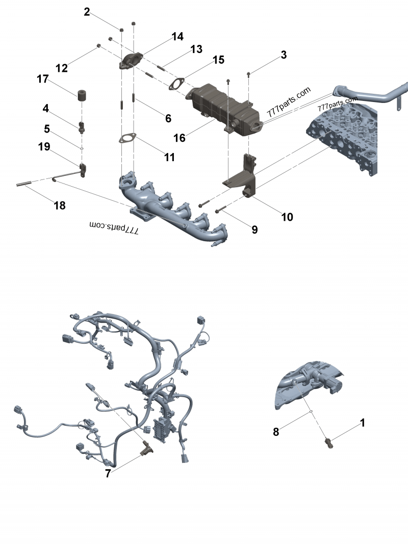 4309428 Egr cooler kit - Cummins spare part | 777parts.com
