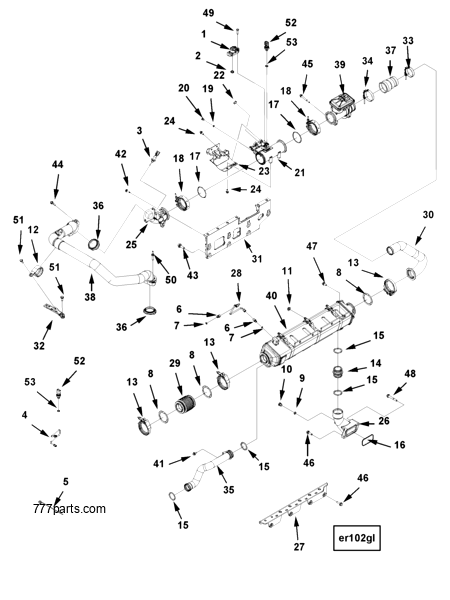 4309491 Egr cooler kit - Cummins spare part | 777parts.com