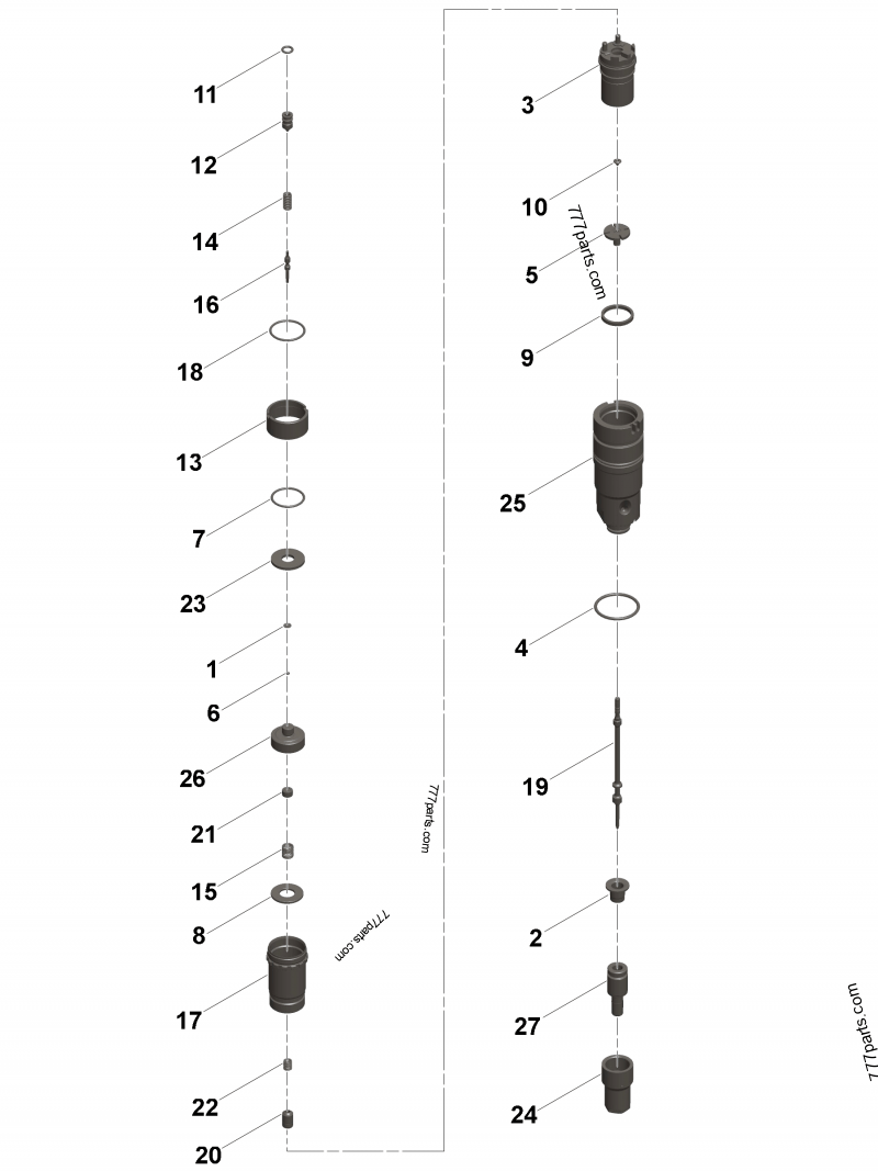4326691 Injector plunger - Cummins spare part | 777parts.com