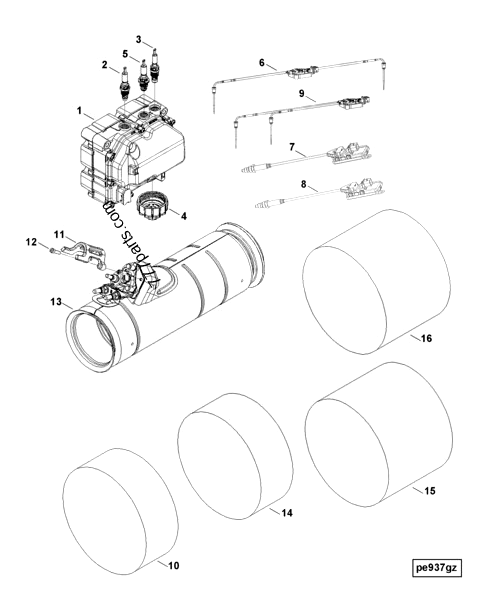 4326876 Temperature sensor - Cummins spare part | 777parts.com