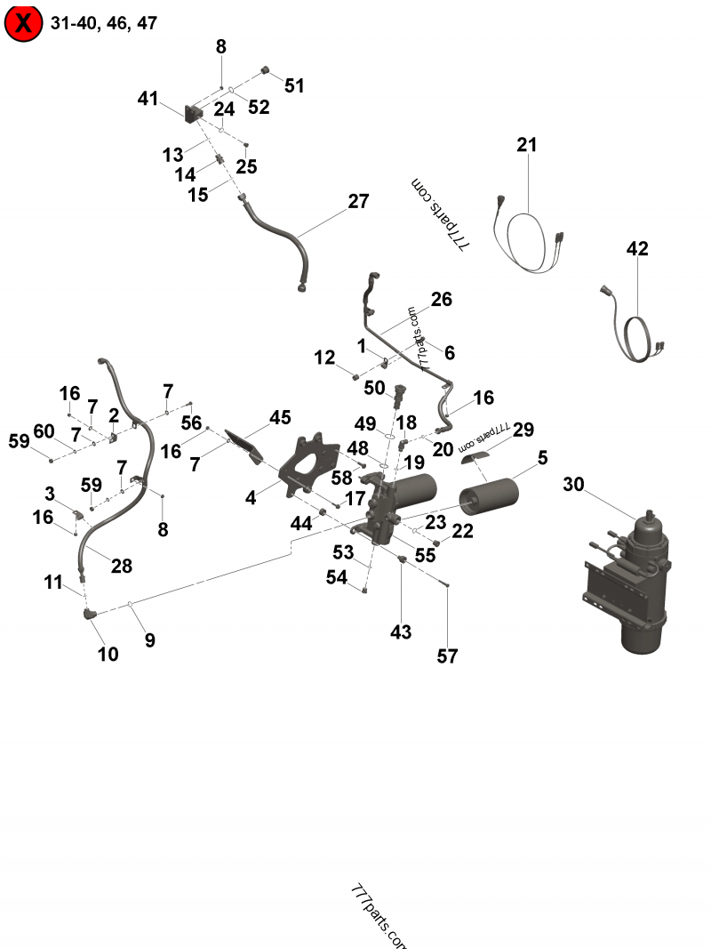 4328043 Fuel filter element - Cummins spare part | 777parts.com