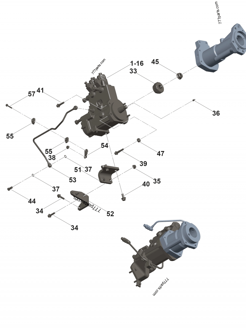 4328158 Fuel pump brace - Cummins spare part | 777parts.com