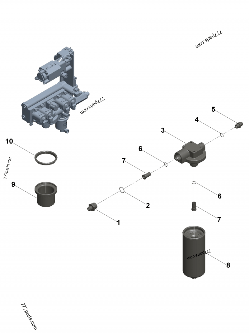 4331009 Fuel filter - Cummins spare part | 777parts.com